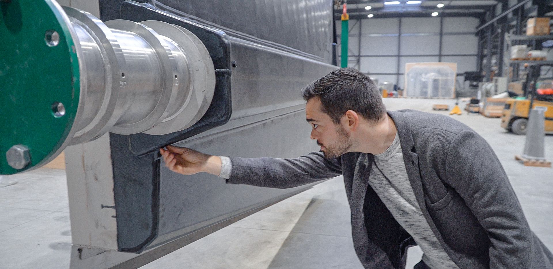 Tilting pan filter | Prayon